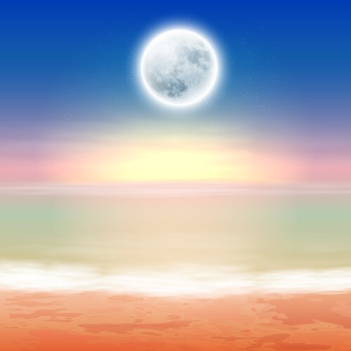 Summer beach background Royalty Free Vector Image