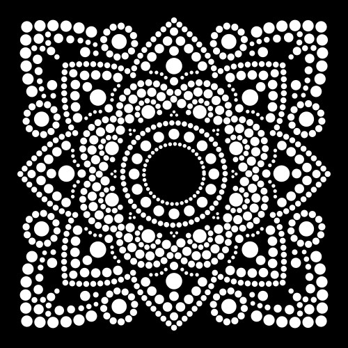 Dot Painting Mandala Vector Images (over 1,300)