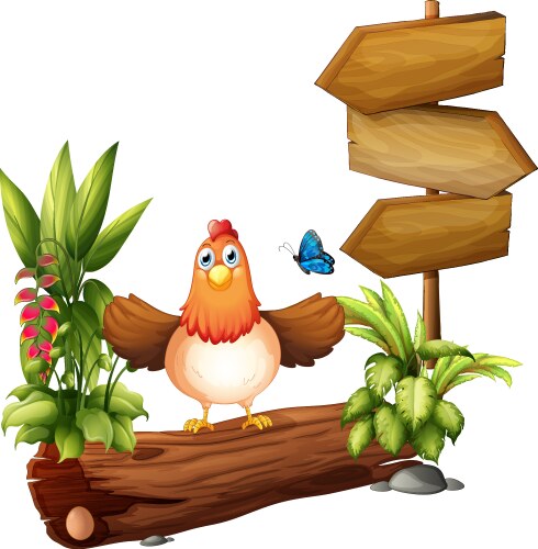 A pink butterfly Royalty Free Vector Image - VectorStock