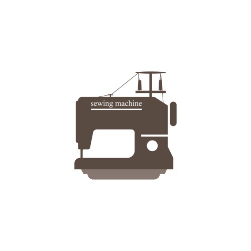 Sewing machine icon design Royalty Free Vector Image