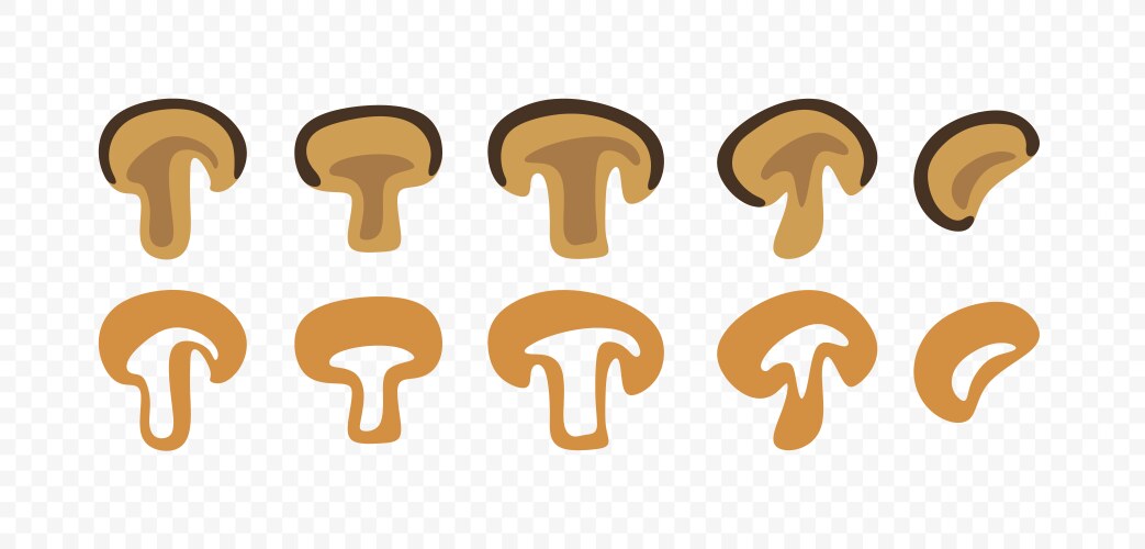 Button Mushroom Vector Images (over 2,300)