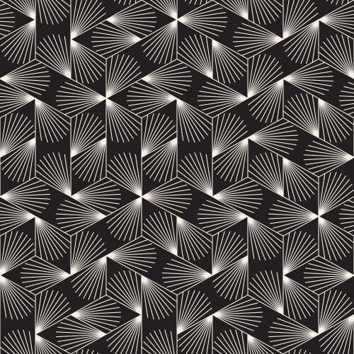 Seamless geometric lattice pattern irregular Vector Image