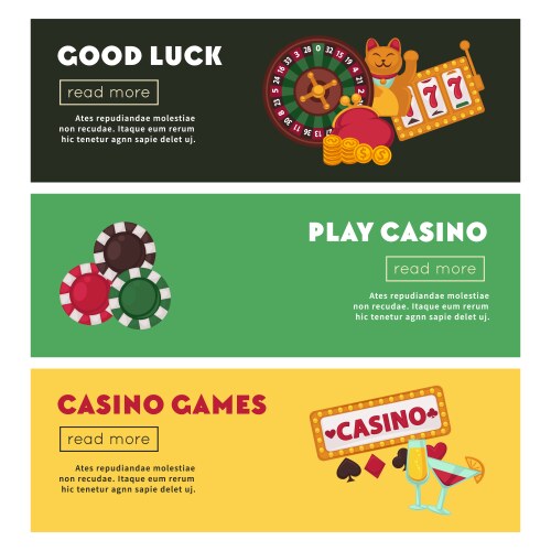 Video game posters set gamer competition banners Vector Image