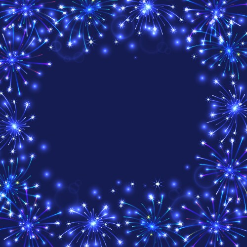 Firework animation frame Royalty Free Vector Image