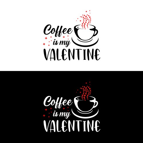 Continuous line drawing cup coffee Royalty Free Vector Image