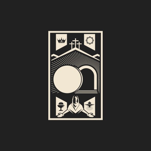 Resurrected jesus christ Royalty Free Vector Image