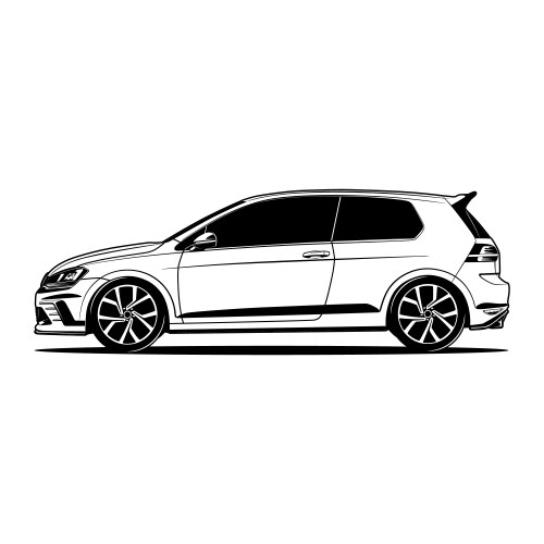 Cartoon Car Side View Vector Images (over 4,600)