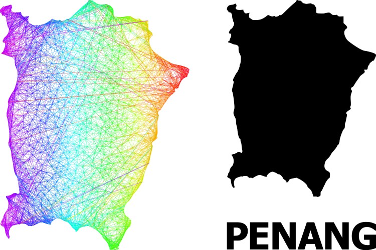 Penang map Vector Images & Graphics for Commercial Use | VectorStock