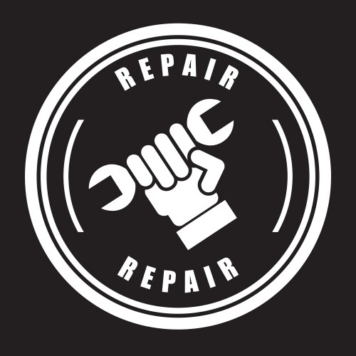 Repair tool sign icon service symbol Royalty Free Vector
