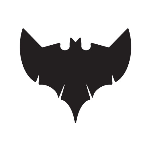 Bat wing logo element Royalty Free Vector Image