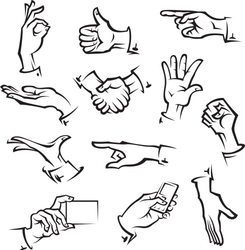 Middle Finger Outline Vector Images (over 770)