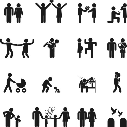 Stick Figure Family Vector Images (over 2,100)