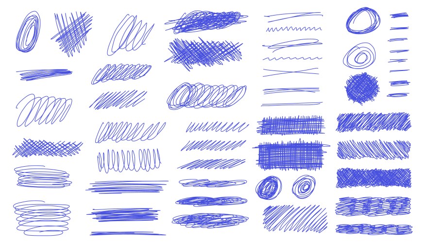 Scribble Pencil Shading Vector Images (over 780)