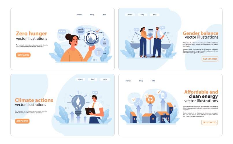 Sustainable Development Goals Vector Images (over 1,100)