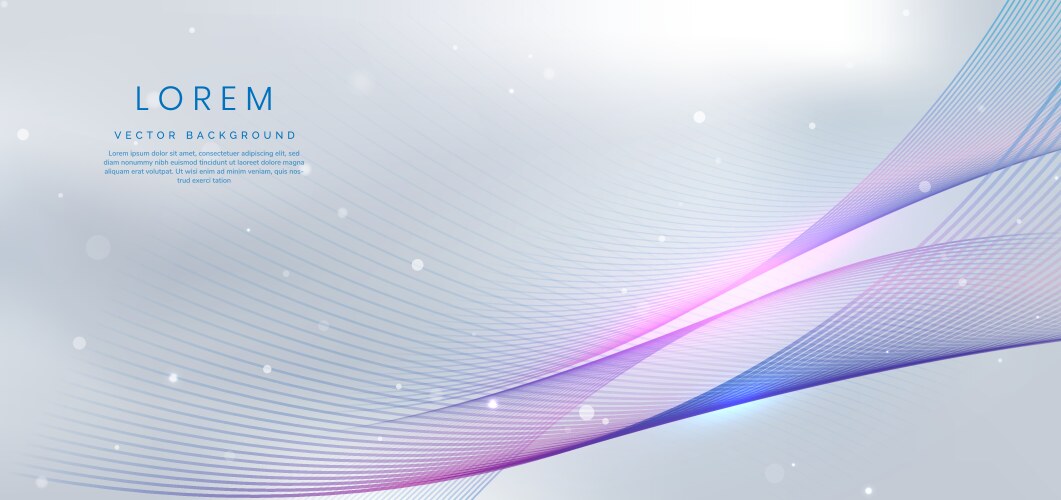 Abstract elegant white background with colorful Vector Image