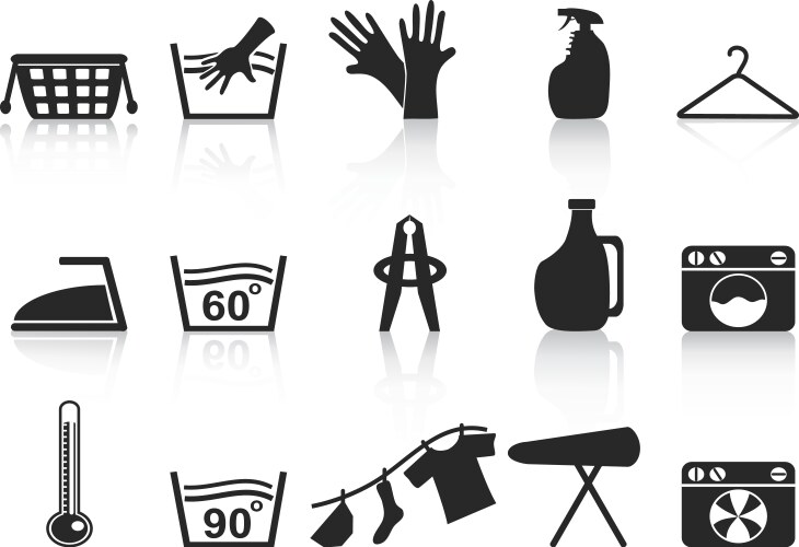 Black farm and agriculture icons set Royalty Free Vector