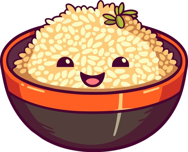 Rice Bowl Cartoon Vector Images (over 2,800)