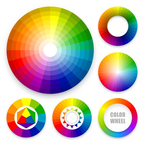 Color wheel Royalty Free Vector Image - VectorStock