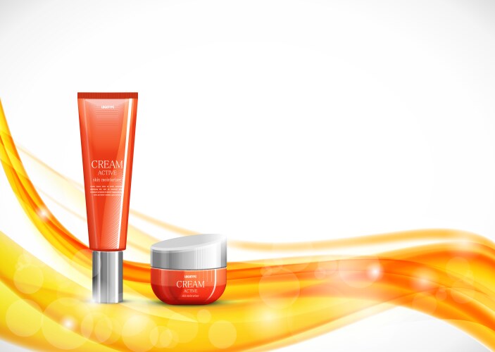 Skin moisturizer cosmetic design template Vector Image