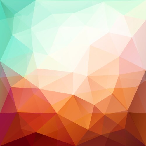 Abstract green triangle background Royalty Free Vector Image