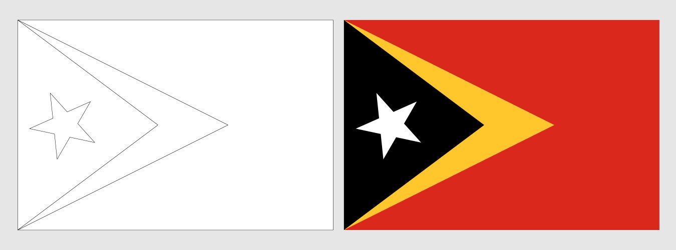 Timor Leste Flag Vector Images (over 1,200)