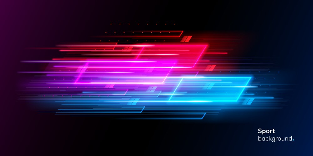 Abstract colorful speed background with lines Vector Image