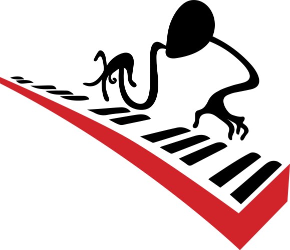 Musical barcode Royalty Free Vector Image - VectorStock