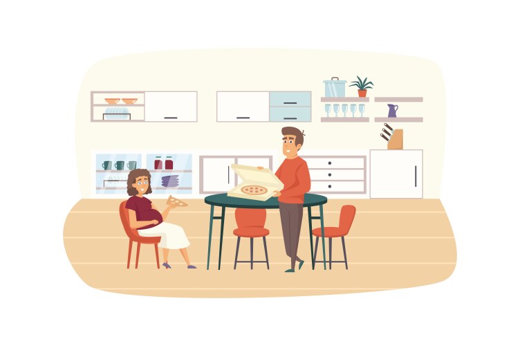 Family Eats Vector Images (over 12,000)