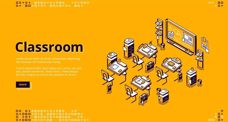 Classroom Isometric Vector Images (over 3,700)