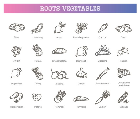 Vegetables Outline Vector Images (over 80,000)