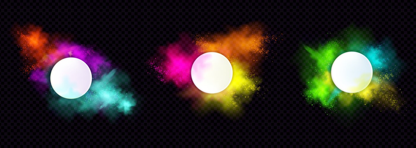 Rainbow Color Splash Border Vector Images (over 860)