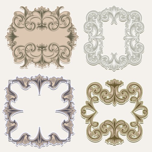 Victorian style decoration Royalty Free Vector Image