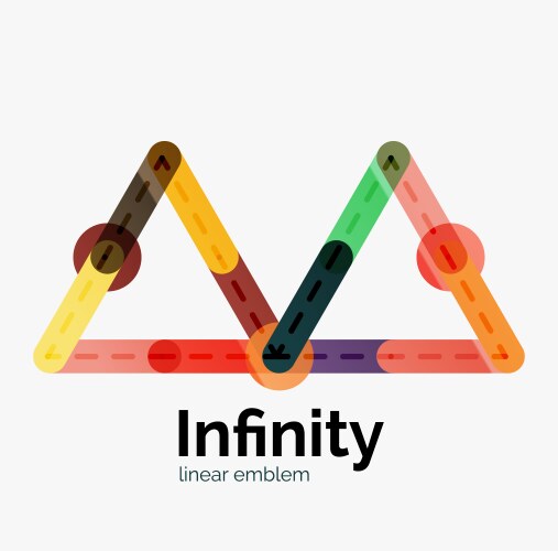 Infinity Symbol Triangles Vector Images (over 4,000)