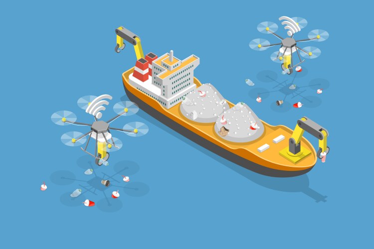 3d isometric flat of change Royalty Free Vector Image