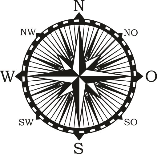 Compass Black and White Vector Images (over 55,000)