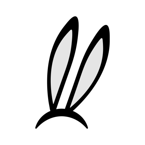 Bunny Ears Silhouette Vector Images (over 5,900)