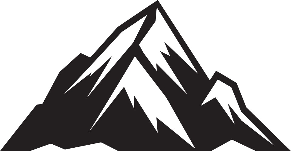 Obsidian majestyblackened summit majesty Vector Image