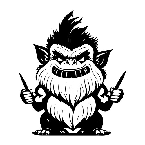 Black White Troll Vector Images (over 4,200)