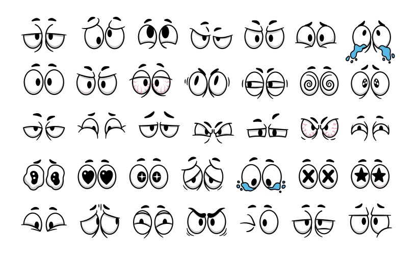 Cartoon Eyes Vector Images (over 290,000)