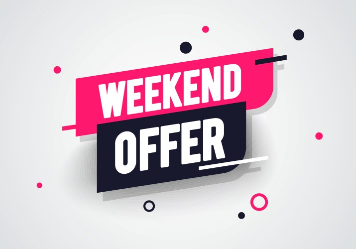 Limited offer banner with clock for promotion Vector Image