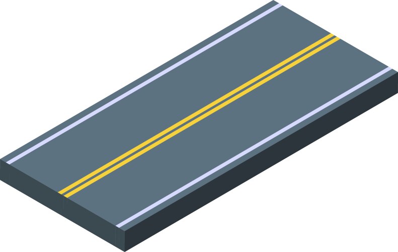 Isometric Asphalt Vector Images (over 2,200)