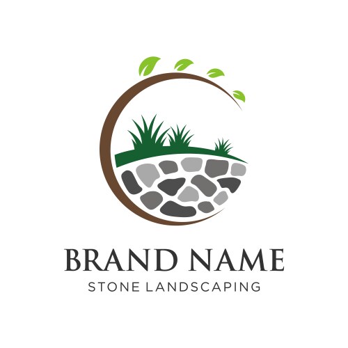 Plastering logo design Royalty Free Vector Image