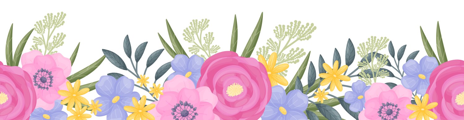 Floral Bottom Border Vector Images (over 230)