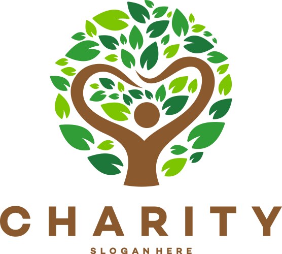 Fruitful tree logo Royalty Free Vector Image - VectorStock