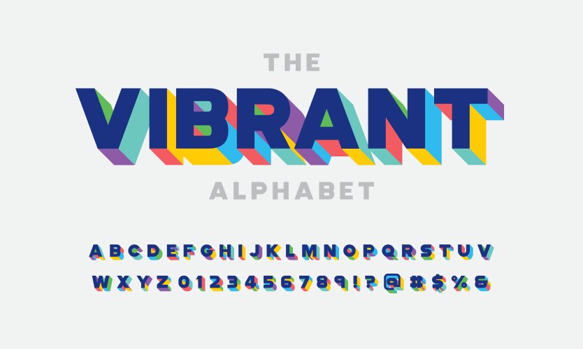 Money font Royalty Free Vector Image - VectorStock