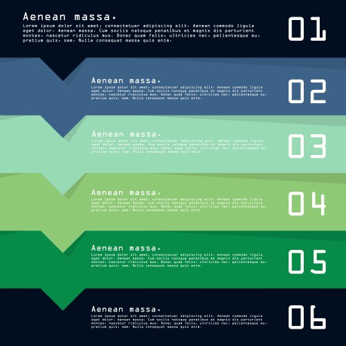 Modern Infographic Strips Royalty Free Vector Image