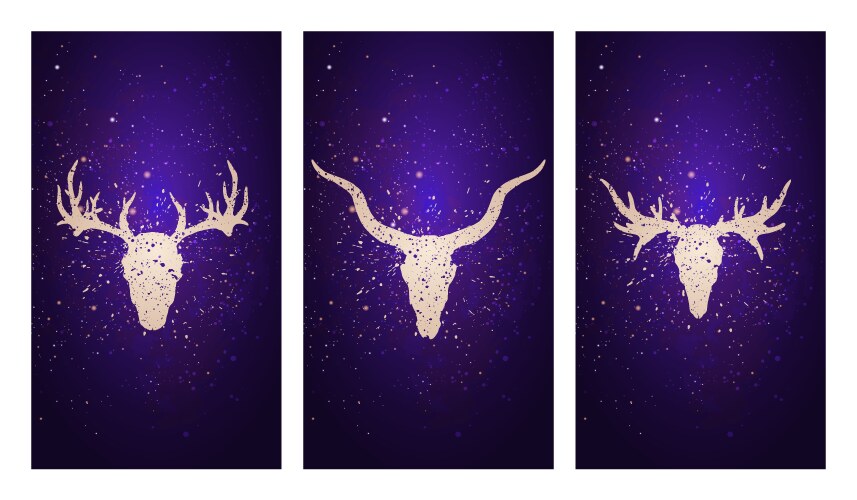 Fallow Deer Silhouette Vector Images (over 220)
