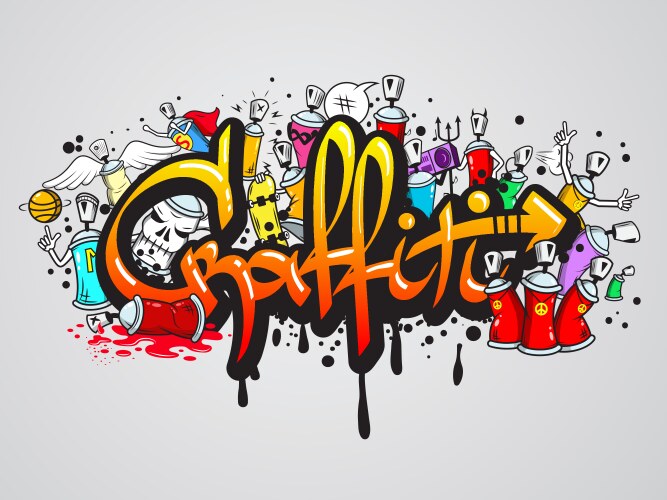 Graffiti Character Vector Images (over 14,000)