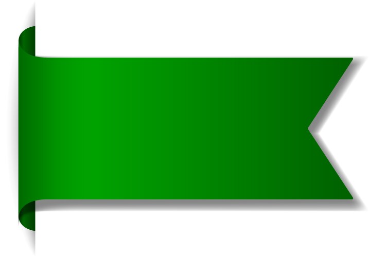 A green button on white background Royalty Free Vector Image