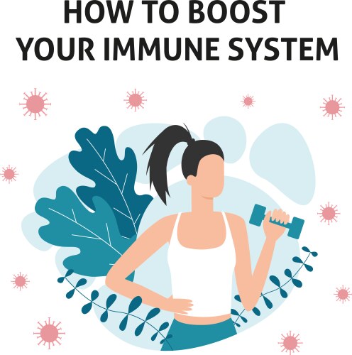 Immune system icon logo health bacteria Royalty Free Vector